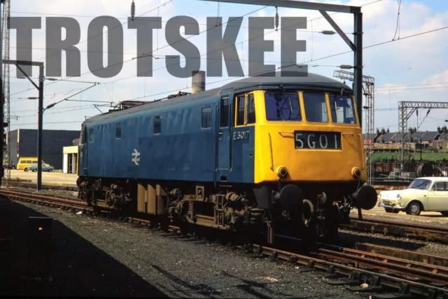 35MM SLIDE BR British Railways Electric Loco Class 81 E3017 Willesden ...