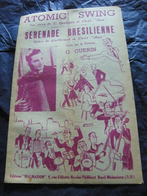 PARTITURA ATOMIC SWING Georgin Luss Serenata Brasiliana G Guérin EUR 17 ...