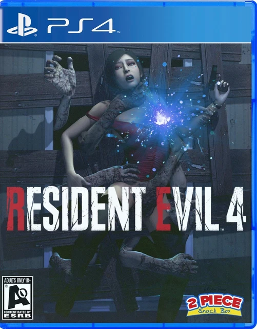RESIDENT EVIL 4 Remake Ada Wong Edition 2 (PS4 Cover Art Only) No Game ...