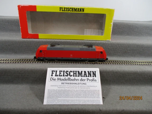 LOCOMOTIVE ÉLECTRIQUE FLEISCHMANN échelle H0 4322 K BR 145 045-1 de la Deutsche Bahn analogique ...