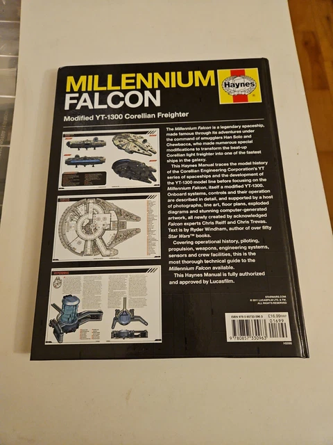 MILLENNIUM FALCON MODIFIED YT-1300 Corellian Freighter Owner's Workshop ...