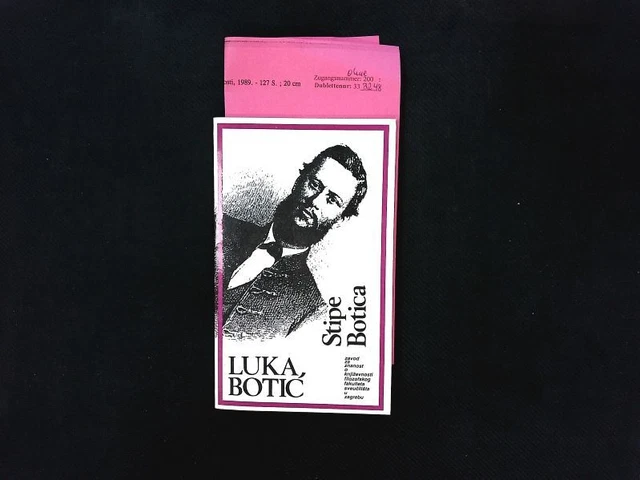 LUKA BOTIC. ENCIKLOPEDIJA hrvatske knji evnosti. Botica, Stipe: EUR 22,90 - PicClick FR