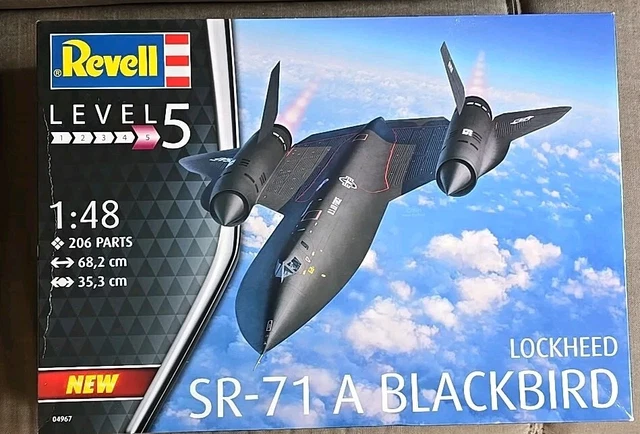 REVELL 1/48 LOCKHEED SR-71 Blackbird Model Kit 04967 EUR 30,00 - PicClick FR