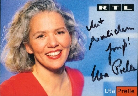 AK SCHAUSPIELERIN UTA Prelle, Portrait, Autogramm - 3920210 EUR 6,50 - PicClick DE