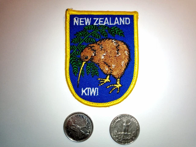 VINTAGE NEW ZEALAND Kiwi Patch Badge Crest $9.80 - PicClick CA