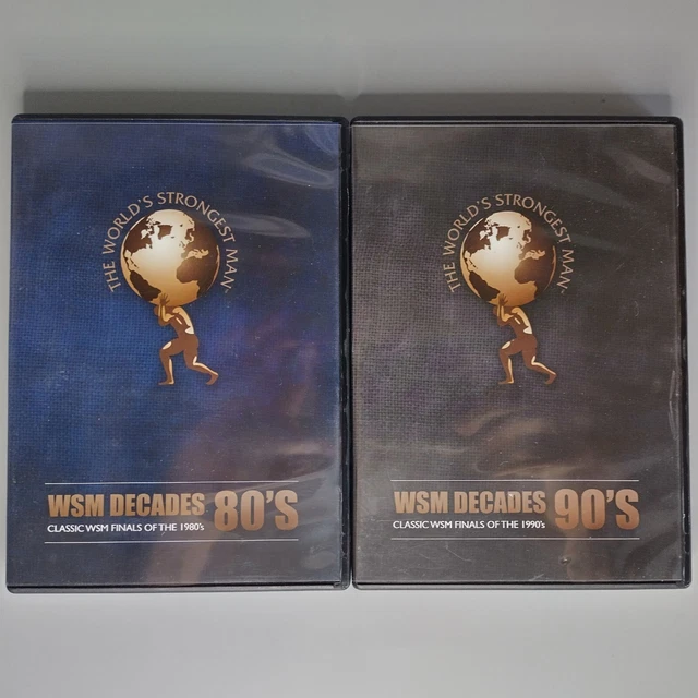 WSM THE WORLD'S Strongest Man Decades 80's 90's DVD Finals EUR 174,88 ...