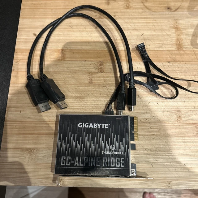 GIGABYTE GC-ALPINE RIDGE Thunderbolt Card £20.08 - PicClick UK