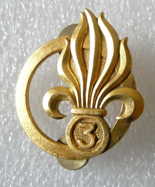 LEGION ETRANGERE INSIGNE De Beret 3 Eme Rei Epoque Algerie Numerote ...