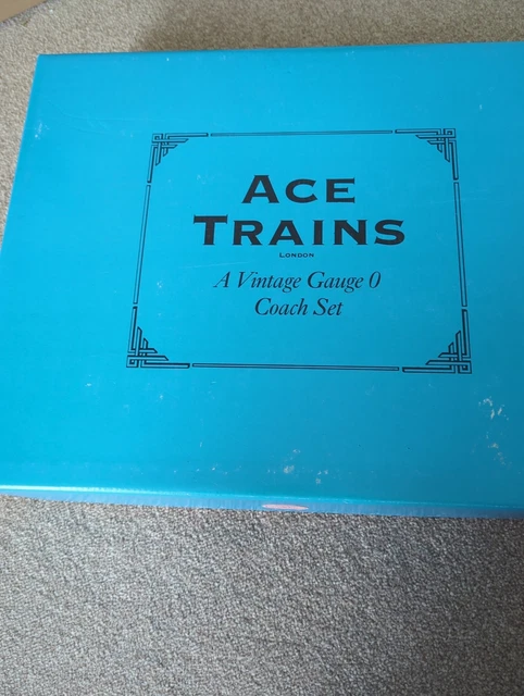 ACE TRAINS O Gauge LB & SCR 3 coach Pack. 1st, 3rd and 3rd Brake. Boxed ...