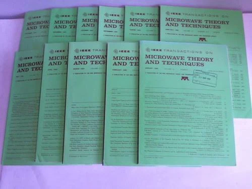 IEEE: TRANSACTIONS ON Microwave Theory and Techniques. Year 1993, Volume ... EUR 55,90 - PicClick DE