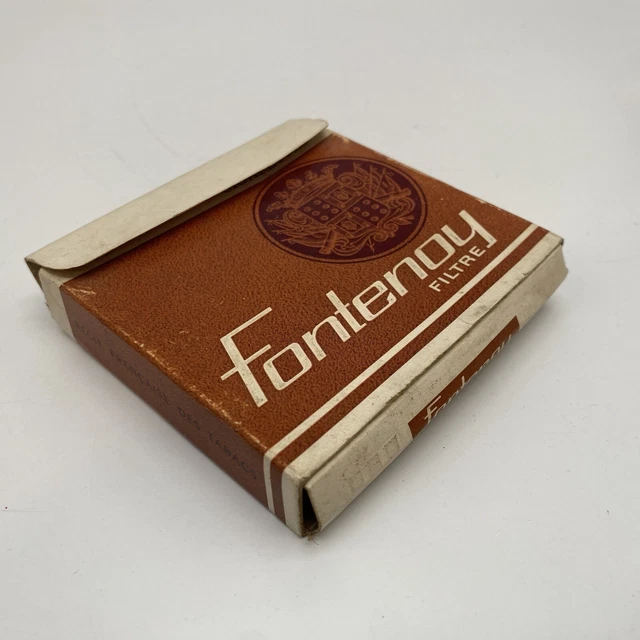 VINTAGE FRENCH CIGARETTE Box: Fontenoy Filtre 20 Cigarettes Goût ...