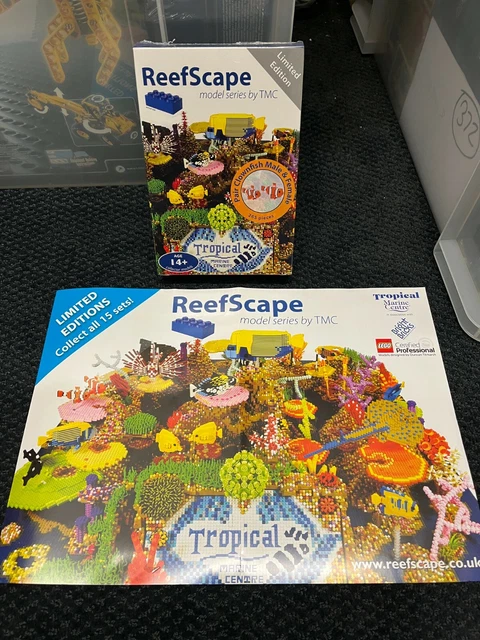 REEFSCAPE LEGO PAIR Clownfish Very Rare Bright Bricks 265 Pieces 2014 ...