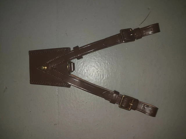 SAM BROWN OFFICERS Sword Frog Australian Army - Brown Leather New ...