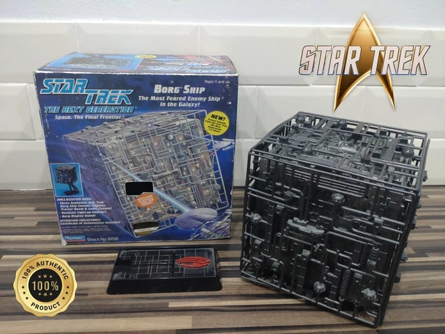 STAR TREK THE Next Gen Borg Ship Vintage toy model 1994 Boxed Works ...