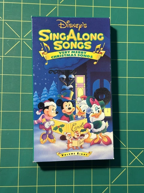DISNEYS SING ALONG Songs - Very Merry Christmas Songs (VHS, 1997) £24. ...