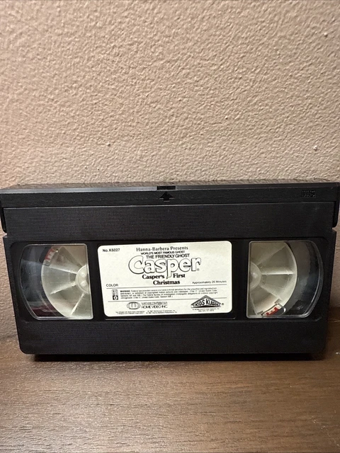 CASPER'S FIRST CHRISTMAS VHS Worldvision Home Video 1987 Hanna Barbera ...