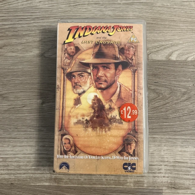 INDIANA JONES AND The Last Crusade ( VHS Tape Movie 1989 ) £4.99 ...