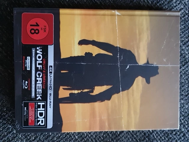 WOLF CREEK 4K UltraHD Blu-ray UNCUT & UNRATED Mediabook Cover D NEU/OVP EUR 49,99 - PicClick DE