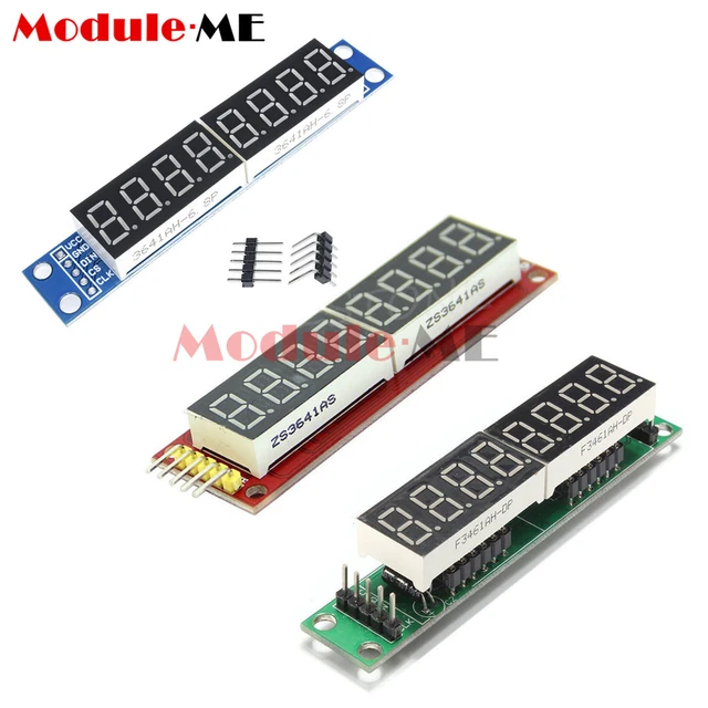 MAX7219 8-DIGIT LED Display 7 Segment Digital Tube For Arduino ...