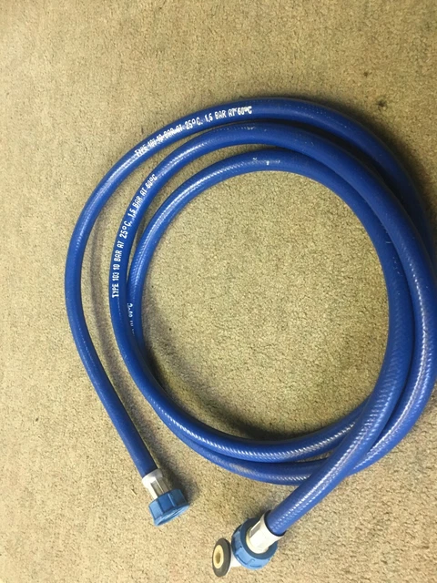2.5 METER BLUE Washing Machine Inlet Hose ((Cold FIll) £4.99 - PicClick UK