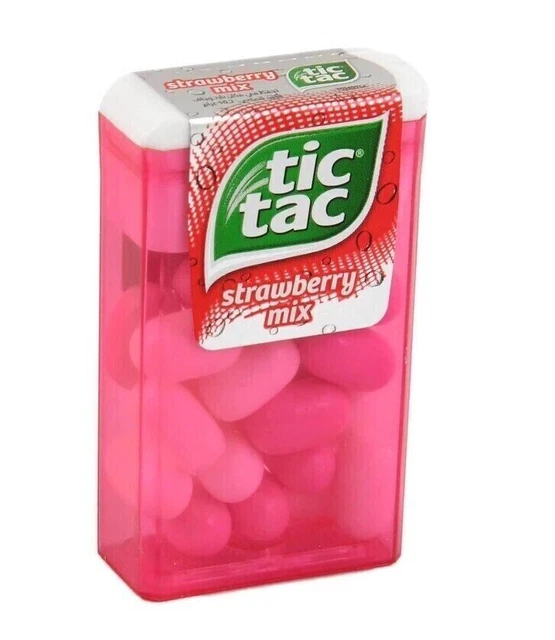 20X TIC TAC Fresh Strawberry Mix 10.2 Gram Boiled & Hard Sweet $53.86 ...