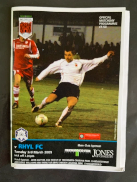 WELSHPOOL V RHYL 2009 £2.24 - PicClick UK