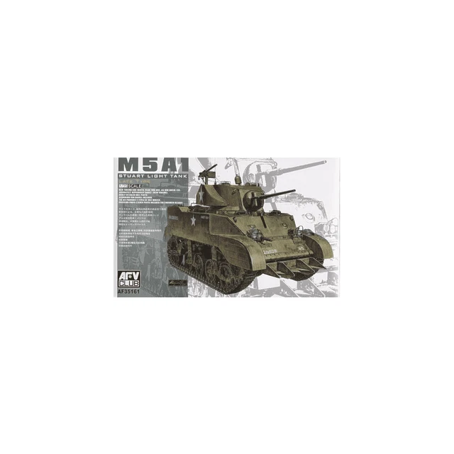 AFV CLUB AFV35161 1:35 M5A1 Stuart Light Tank (late) Military Model Kit £39.95 - PicClick UK
