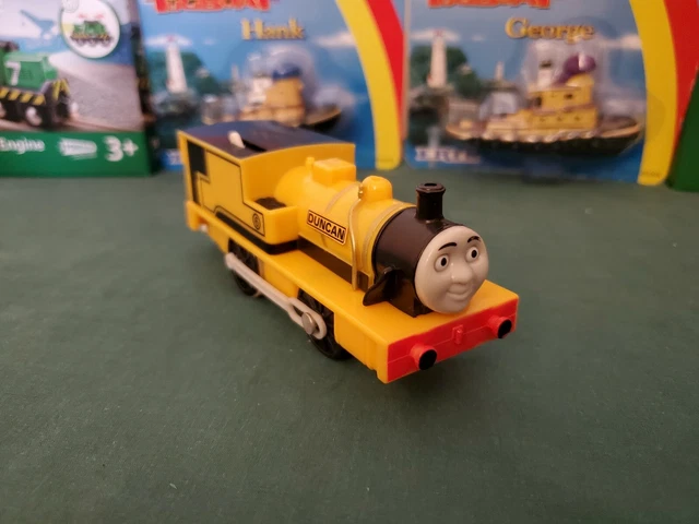 FISHER-PRICE THOMAS & Friends Trackmaster Duncan Yellow NG Engine WORKS ...