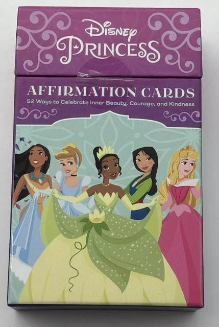 DISNEY PRINCESS AFFIRMATION Cards 52 Ways to Celebrate Inner Beauty ...