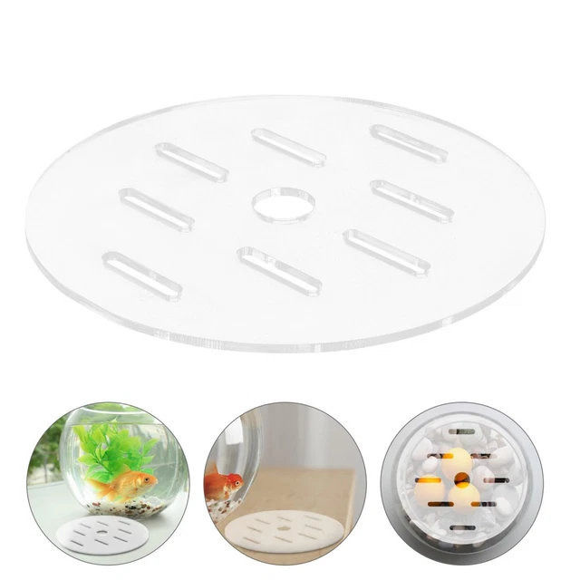 FISH TANK LID: 18cm/7.07" Round Aquarium Lid Cover - Transparent ...