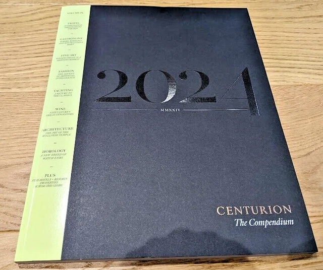 AMEX CENTURION THE Compendium Volume IX Magazine 2024 £24.00 - PicClick UK
