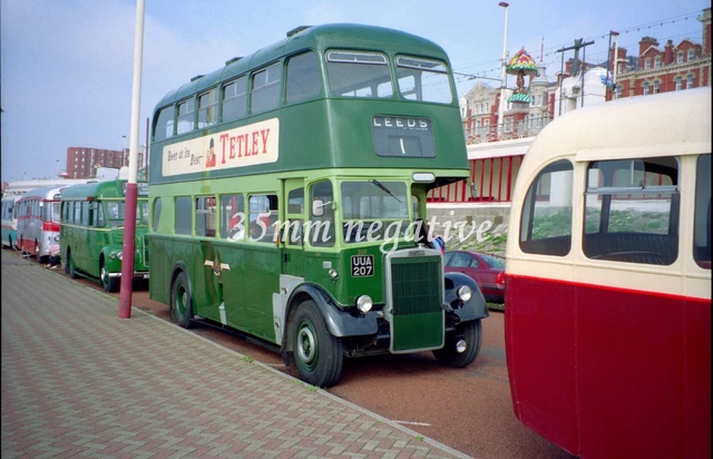 LEEDS CORPORATION WYPTE LEYLAND PD3 BUS 207 BLACKPOOL 35mm NEGATIVE ...