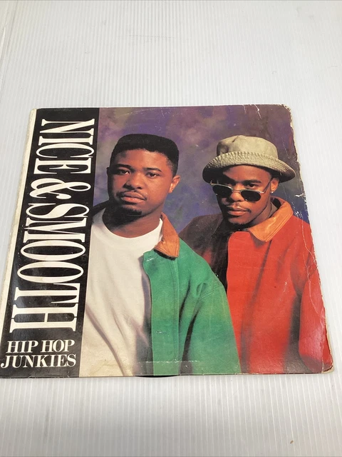 NICE & SMOOTH-HIP Hop Junkies Hip Hop Rap 1991 44-73738 Vinyl 12'' $19. ...