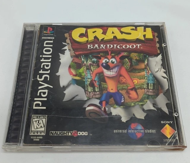 CRASH BANDICOOT SONY Playstation 1 PS1 Complete Cib - Étiquette Noire ...