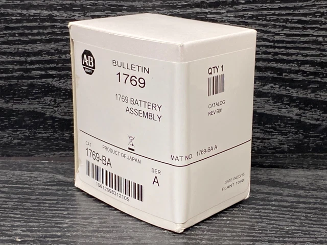 SURPLUS ALLEN-BRADLEY 1769-BA CompactLogix 1769 Battery Assembly L32E ...