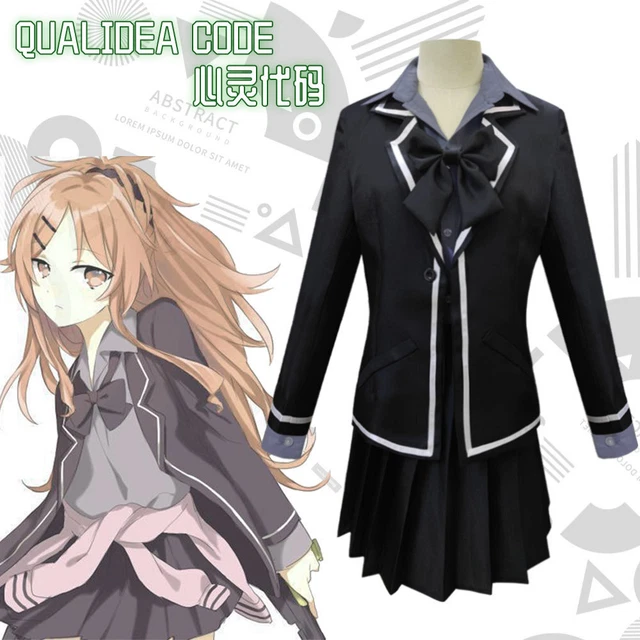 ANIME QUALIDEA CODE Asuha Chigusa Cosplay Costume School Uniforms ...