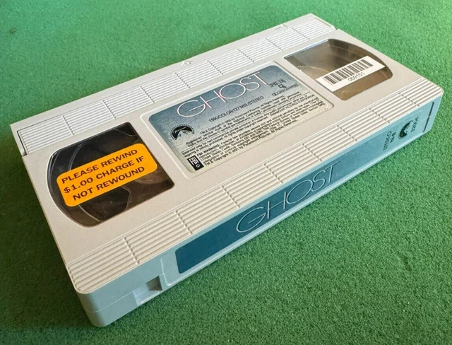 GHOST (1990), VHS Movie, Paramount (1990), D. Moore, P. Swayze, Gray ...