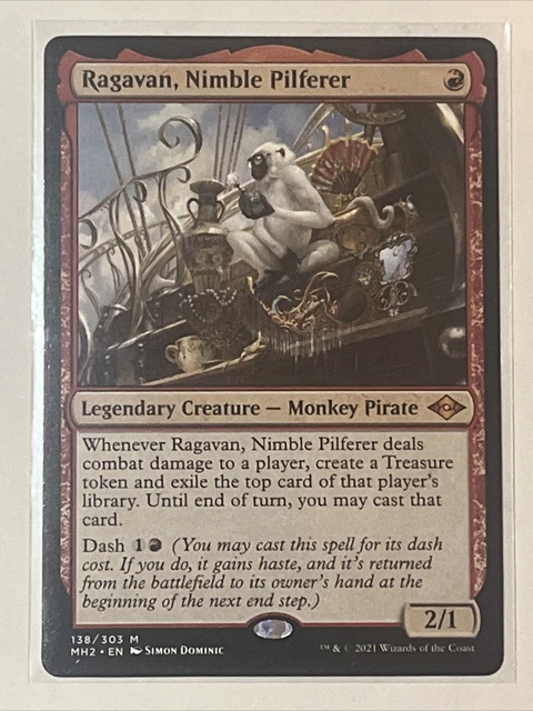 MTG RAGAVAN, NIMBLE Pilferer Modern Horizons 2 138/303 Regular non foil ...