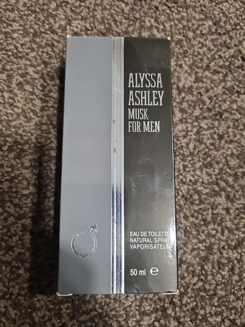 MUSK FOR MEN, Alyssa Ashley, Eau De Toilette Natural Spray, 50ml. New £ ...