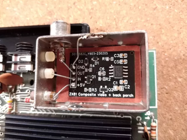 ZX81 COMPOSITE VIDEO mod with Backporch £19.19 - PicClick UK