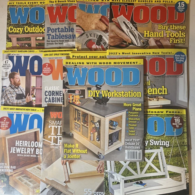 WOOD MAGAZINE BACK Issue Lot 12 DIY Repairs Projects Home Improvement £ ...