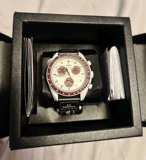 OMEGA X SWATCH Speedmaster MoonSwatch Light Cool Grey Men's Watch ...