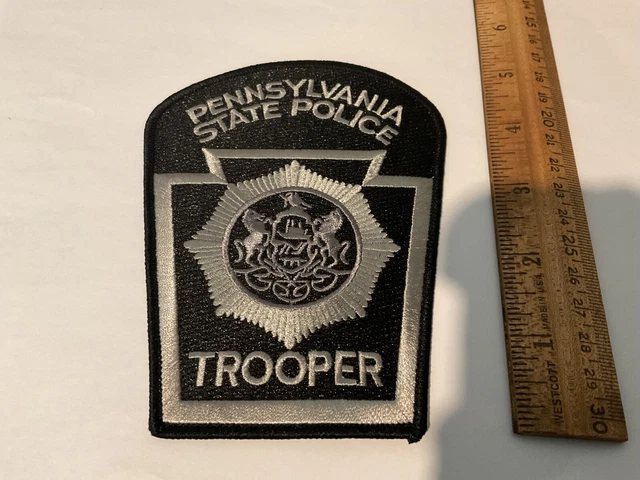 PENNSYLVANIA STATE POLICE Trooper Black and Grey Tactical collectable ...