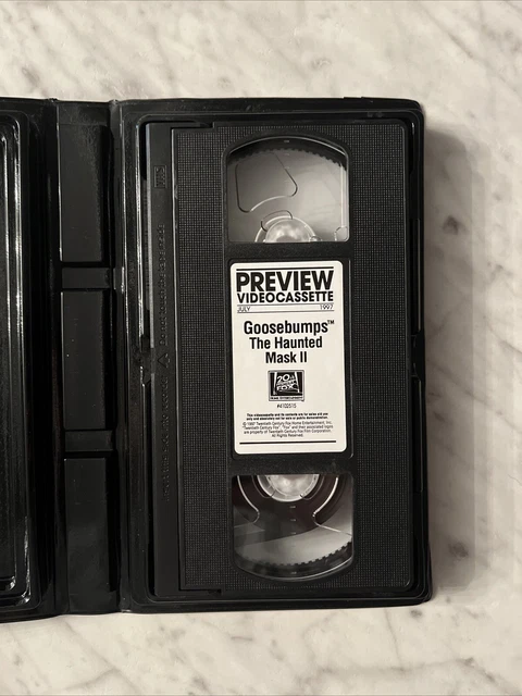 GOOSEBUMPS: THE HAUNTED Mask 2 II VHS - R.L. Stine RARE Promo Screener ...