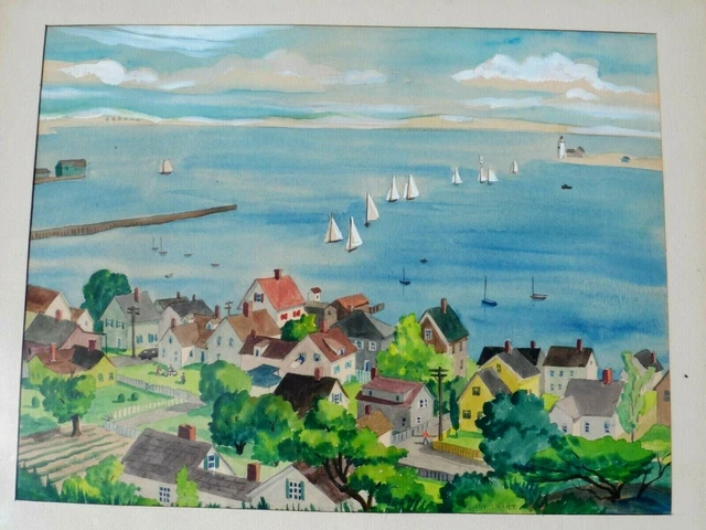 WINI SMART KÜNSTLER Signiert Original Aquarell Malerei Der Landschaft EUR 1.613,20 - PicClick DE