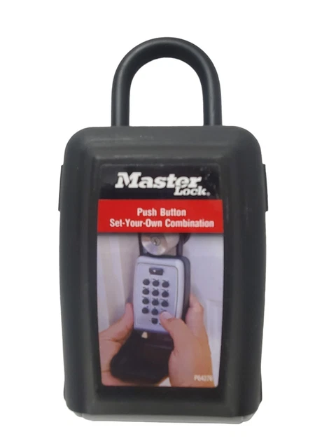 MASTER LOCK LOCK Box, Resettable Push Button Combination $19.95 - PicClick