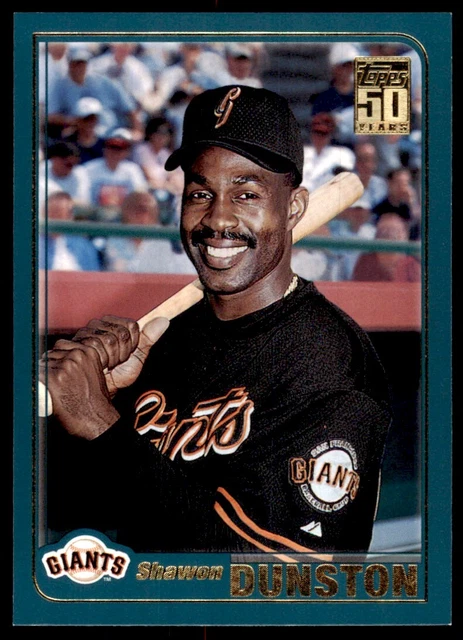 2001 TOPPS TRADED Shawon Dunston San Francisco Giants #T14 EUR 1,93 ...