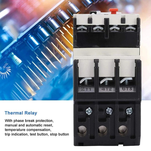 BR2-25 THERMAL OVERLOAD RELAY FOR CONTACTOR STOP/RESET/TEST BUTTONS 50 ...