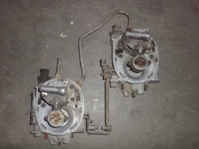 84 CORVETTE CROSSFIRE Injection Pair 350 THROTTLE BODIES GM OEM Camaro ...