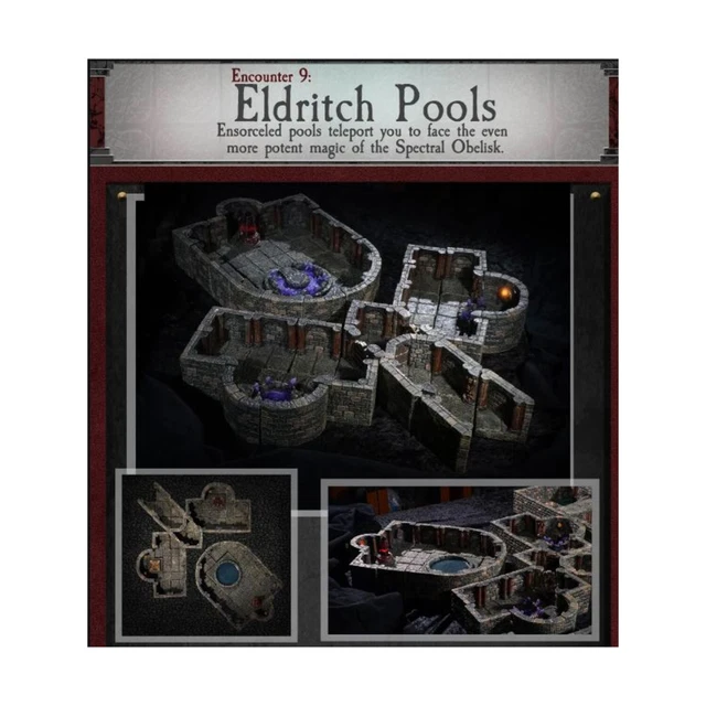 DWARVEN FORGE DWARVENITE Peint Eldritch Piscines - Encounter 09 Neuf ...